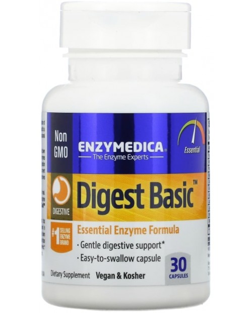 Digest Basic, 125 mg, 30 капсули, Enzymedica на ТОП Цена ️ BHFS0011517N ...